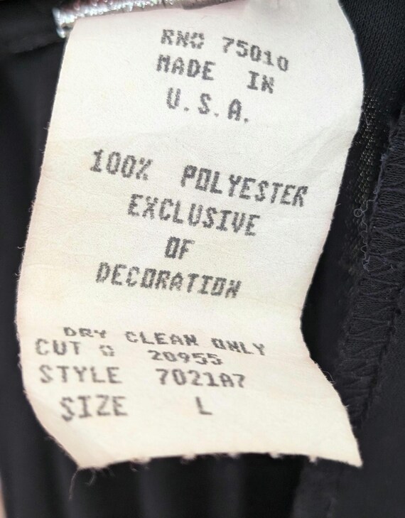 1990s Black Maxi Dress - Gem