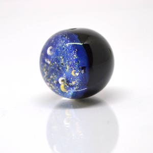 Blue Space Beads Galaxy Jewelry Diy Project Blue Nebula Necklace Space ...
