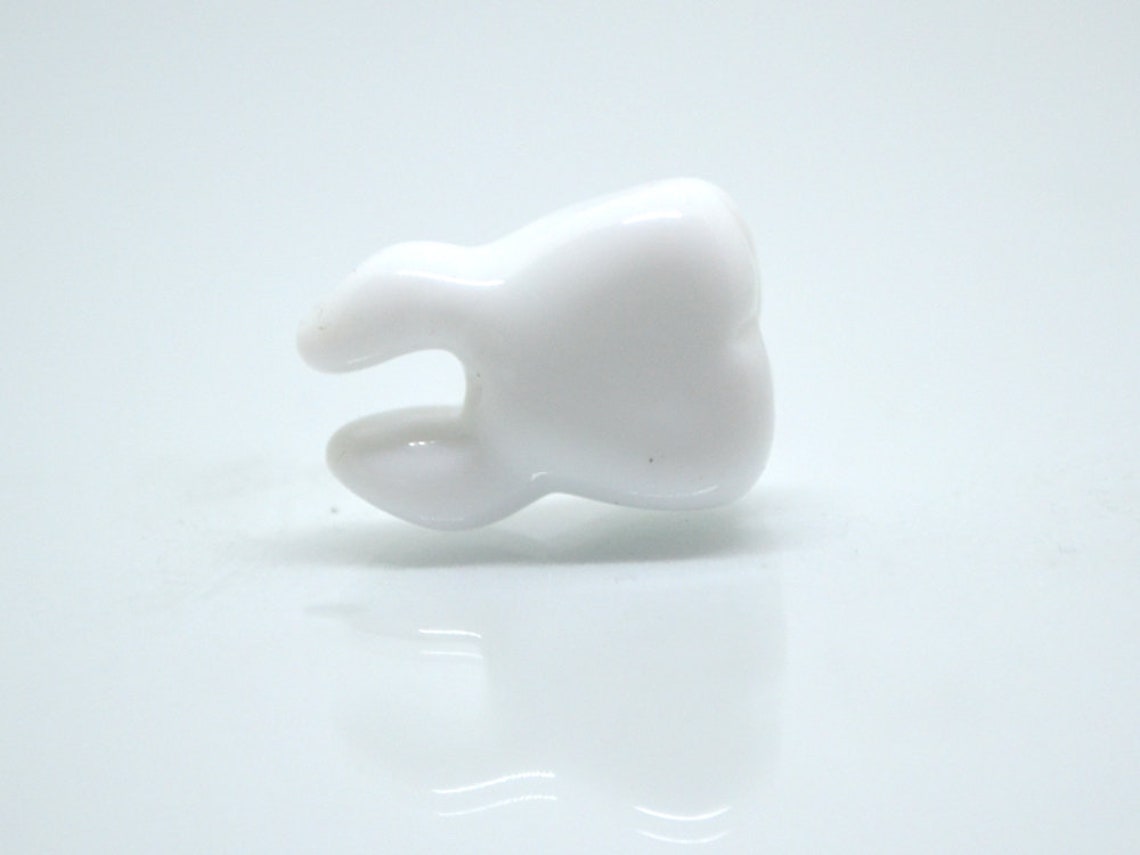 Glass tooth beads Dentist gift Teeth beads Dentist beads | Etsy