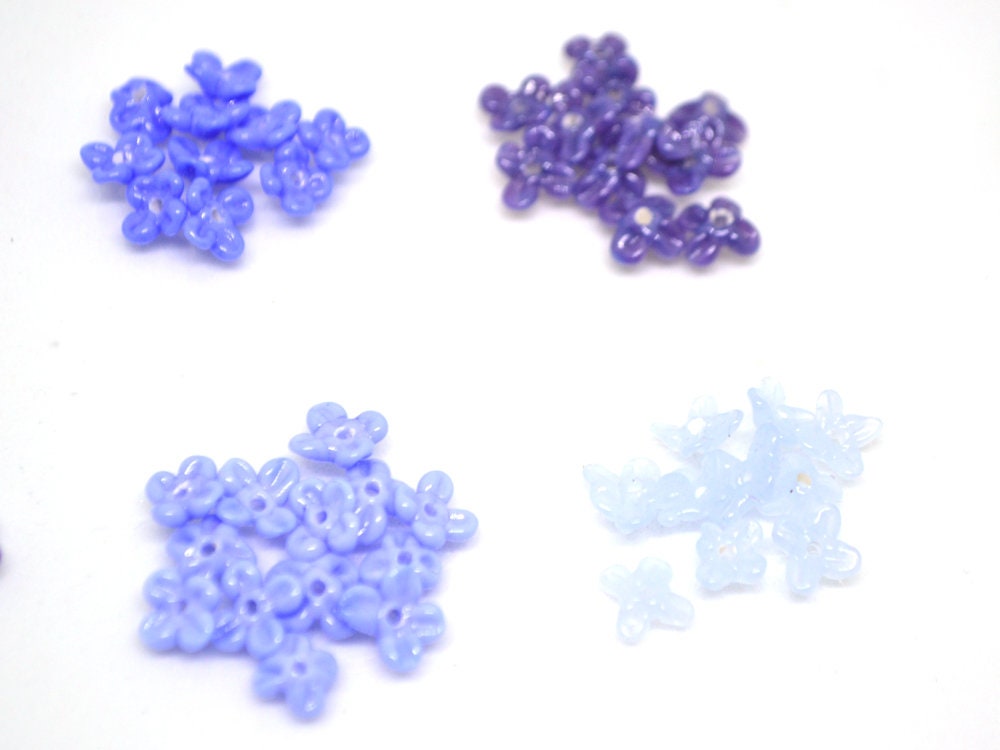 Lavender Small Flower Beads Purple Cute Flowers for Headband - Etsy