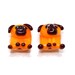 Tiny Glass Dog Pendant Charm Tiny Dog Earrings Jewelry Making Dog Kid ...
