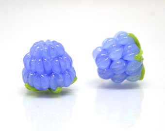 Red Lampwork Strawberry Berry Glass Beads Lampwork Berries - Etsy