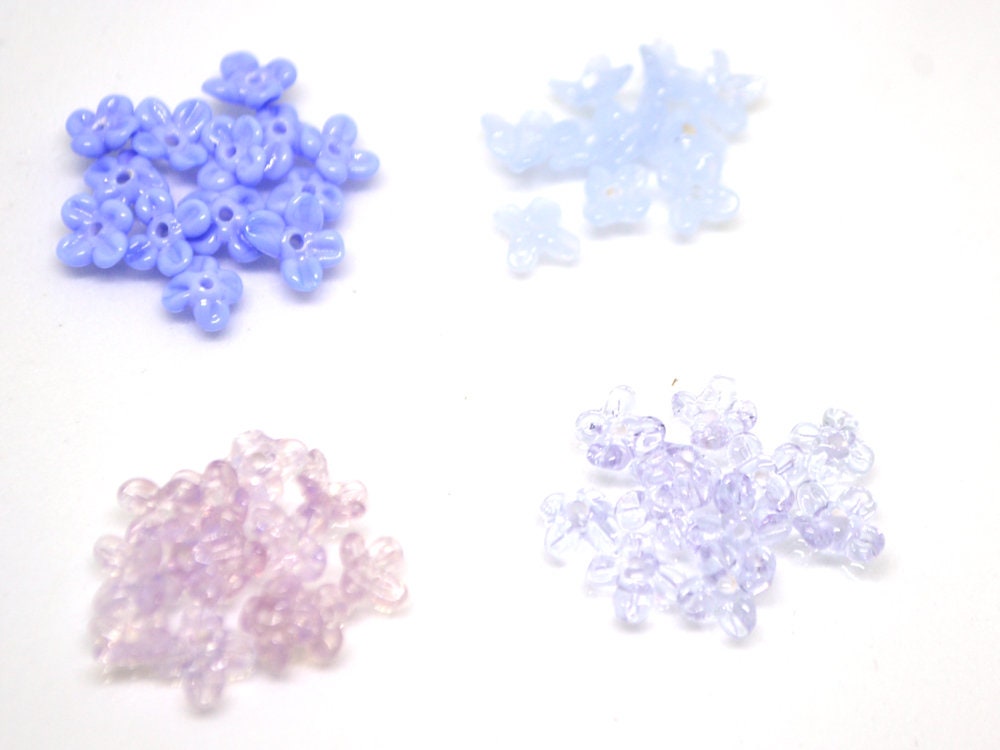 Lavender Small Flower Beads Purple Cute Flowers for Headband - Etsy