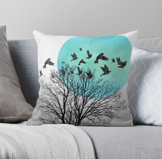 Scandinavian Modern Scandi Cushion Cover Scandinavian Art | Etsy UK