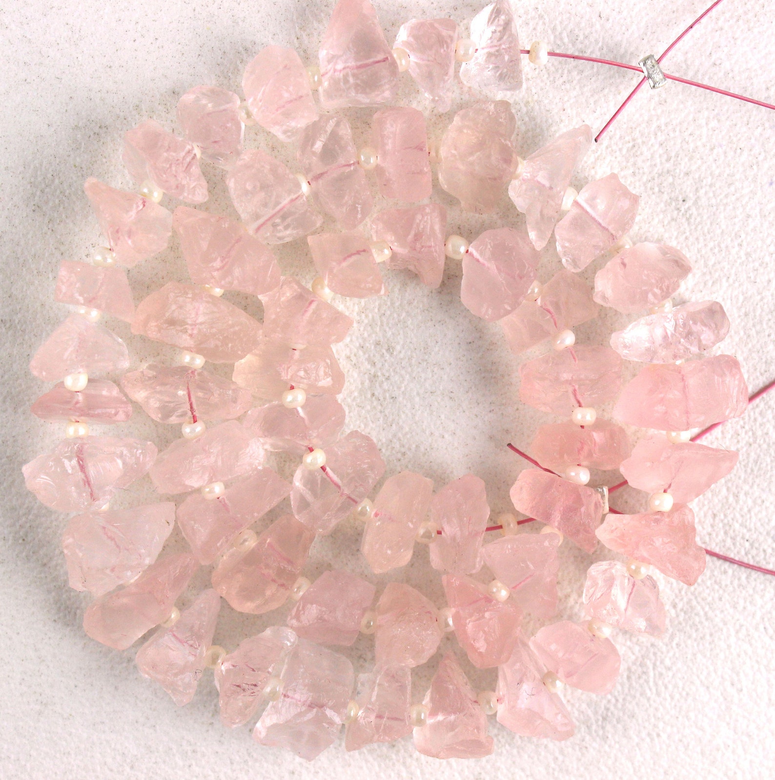 AAA Quality 50 Pieces Natural Rose Quartz Rough6-8 Mmrose - Etsy