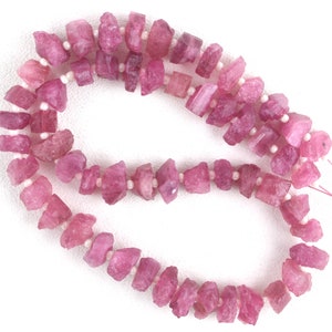 AAA Quality 50 Piece Natural Pink Tourmaline,rough Tourmaline,6-8 Mm ...