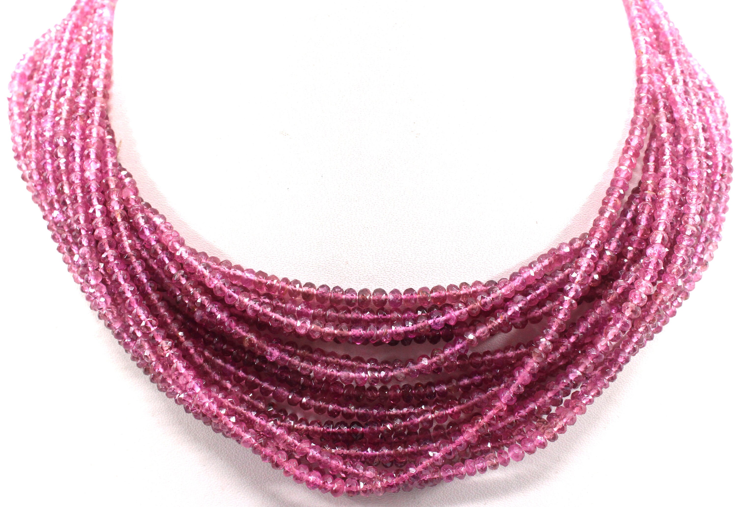 Best Quality 1 Strand Natural Pink Tourmaline Gemstone | Etsy