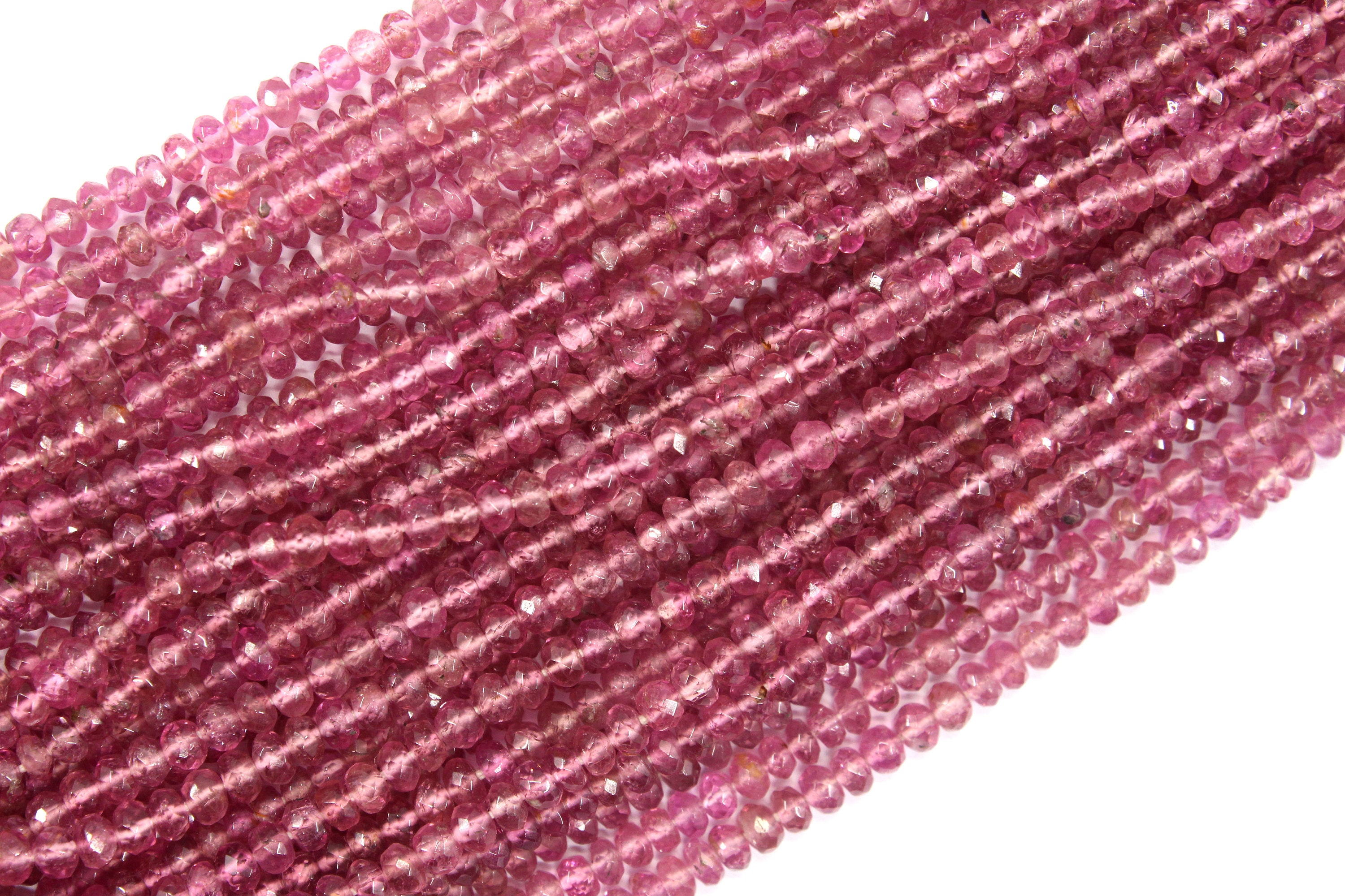 Best Quality 1 Strand Natural Pink Tourmaline Gemstone | Etsy