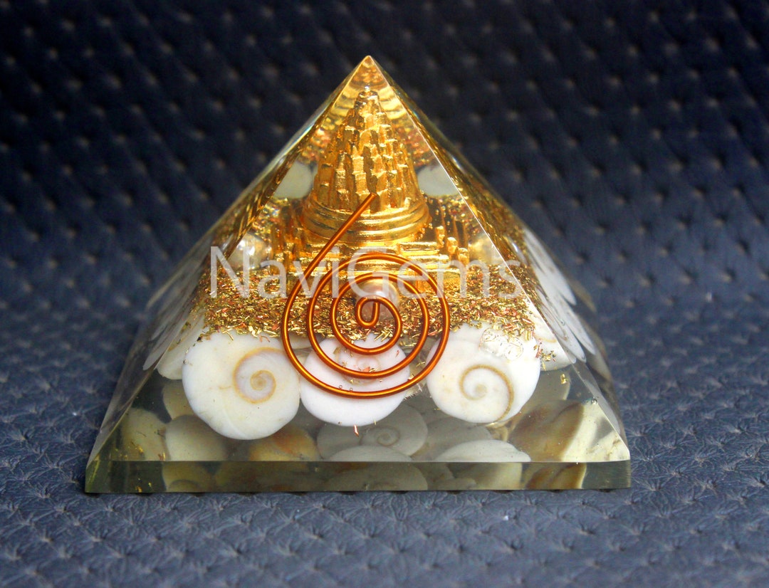 1 Piece Genuine Beautiful Home Decor / Table Decor Orgone Pyramid ...