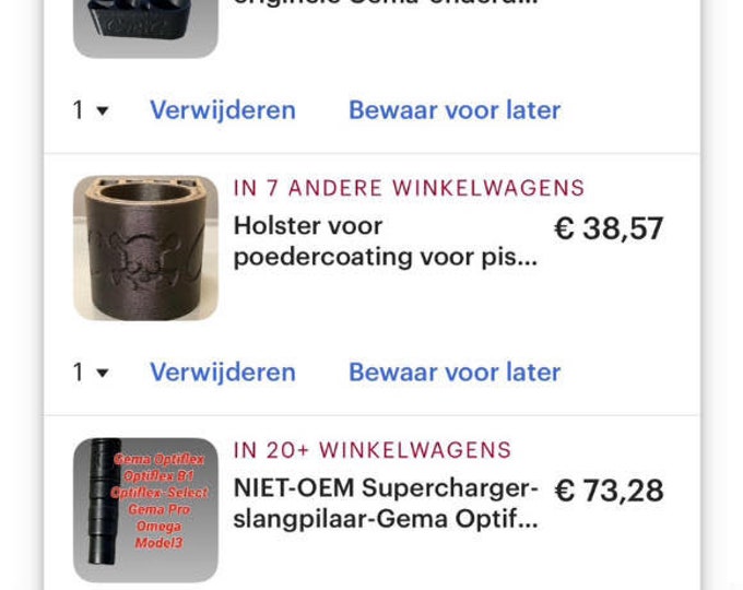 Master Shop Vac Kit, Organizer, Sm. Booth Holster, (2) Non Oem Gema ...