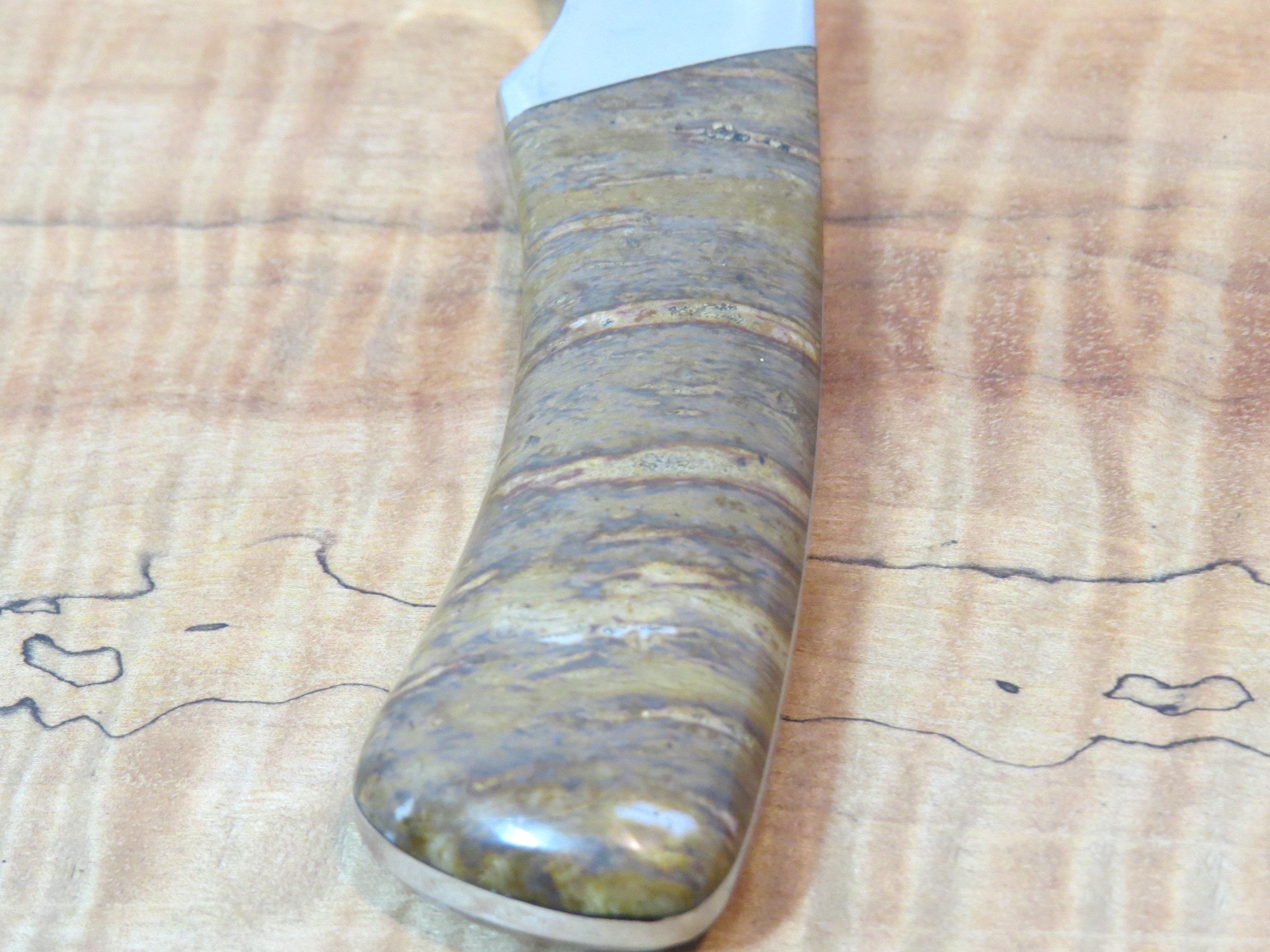 Petrified Wood Scales on Stainless Steel - Etsy