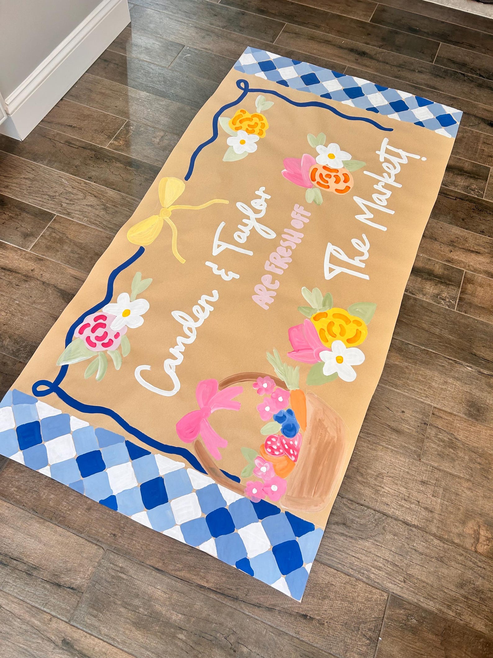 Hand Painted Custom Banner - Etsy