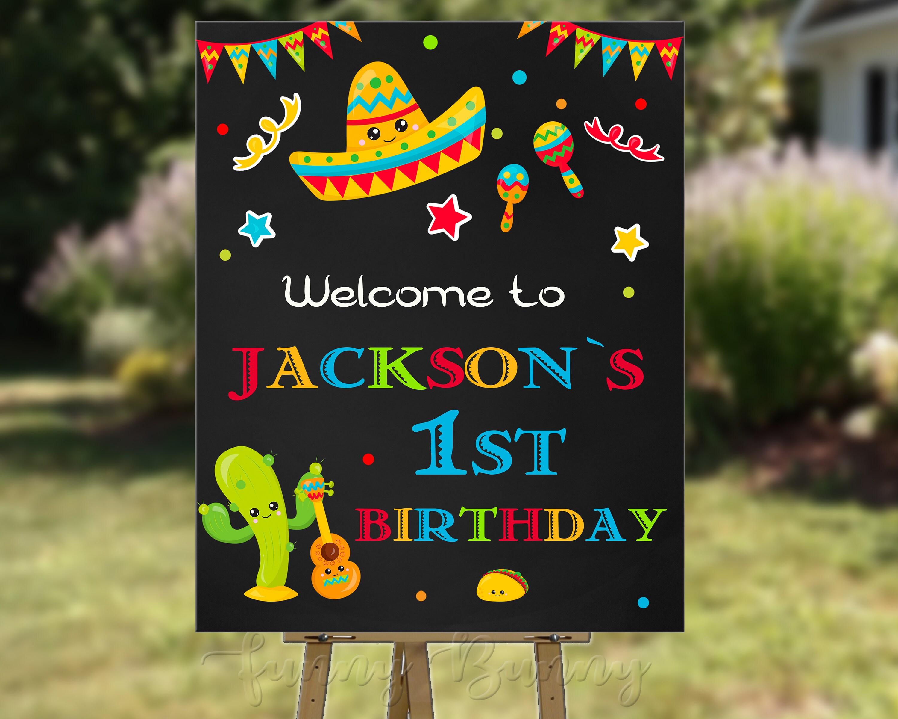 Fiesta Welcome Sign Fiesta Birthday Sign Mexican Theme Party | Etsy