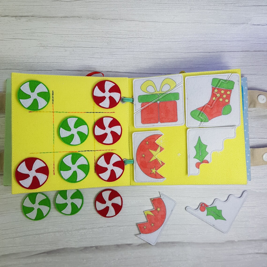 Christmas Quiet Book - Etsy