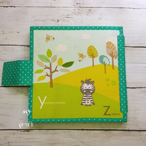 Alphabet Fabric Book, ABC Cloth Book, Quiet Book - Etsy