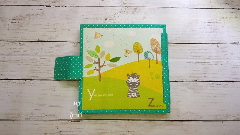 Alphabet Fabric Book, ABC Cloth Book, Quiet Book - Etsy