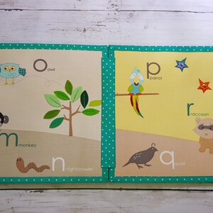 Alphabet Fabric Book, ABC Cloth Book, Quiet Book - Etsy