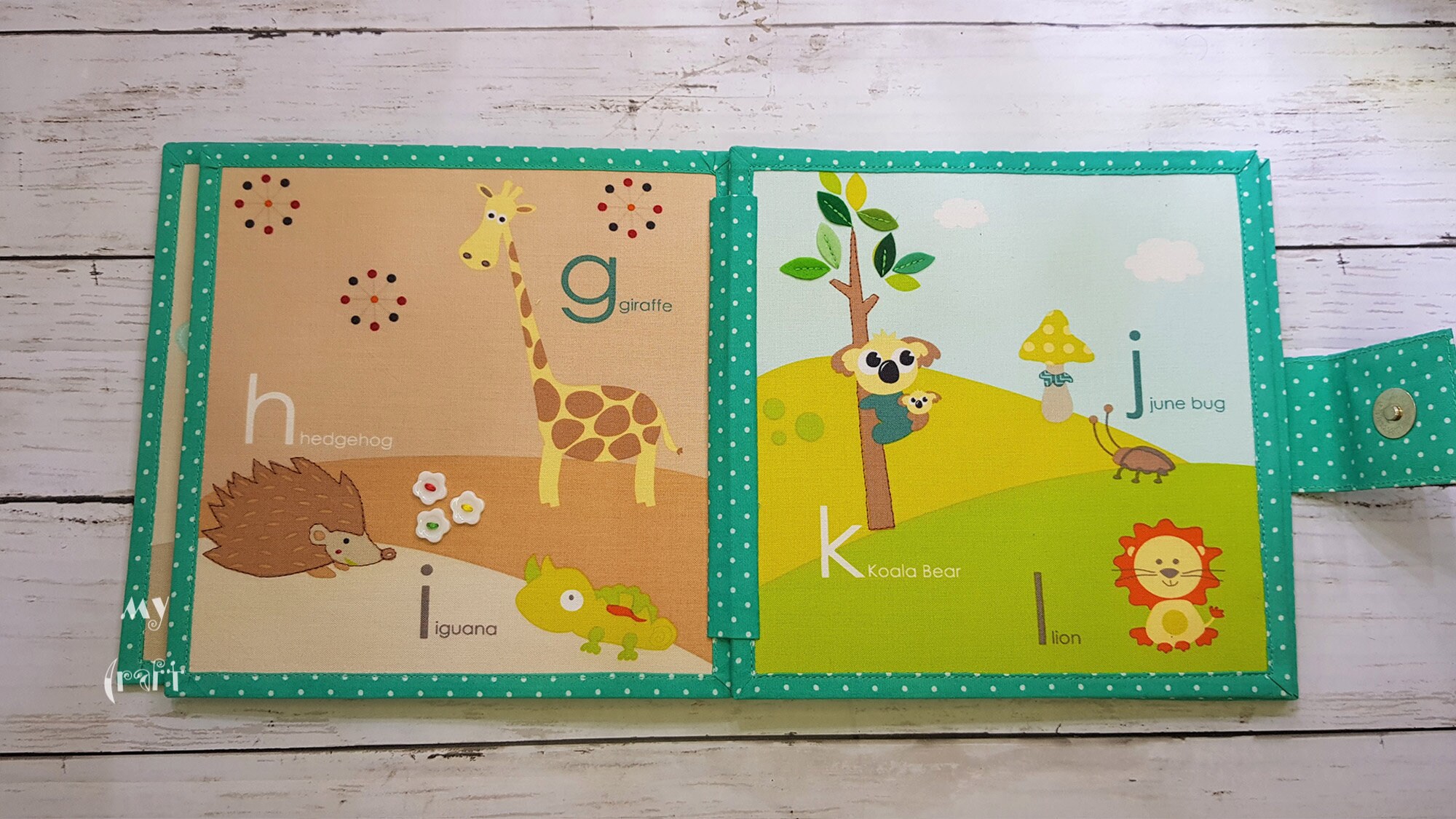 Alphabet Fabric Book, ABC Cloth Book, Quiet Book - Etsy