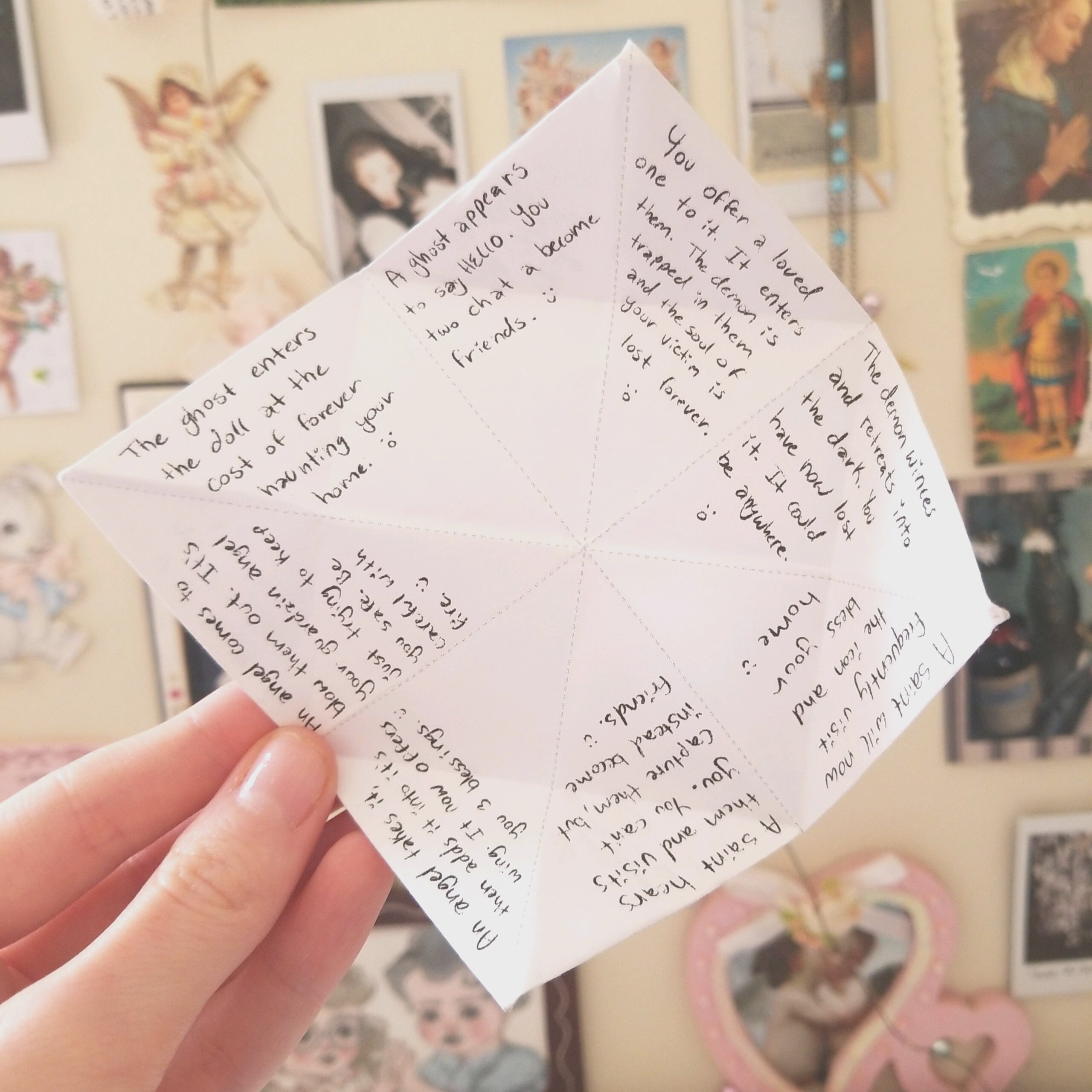 Spirit Catcher (cootie Catcher) - Etsy
