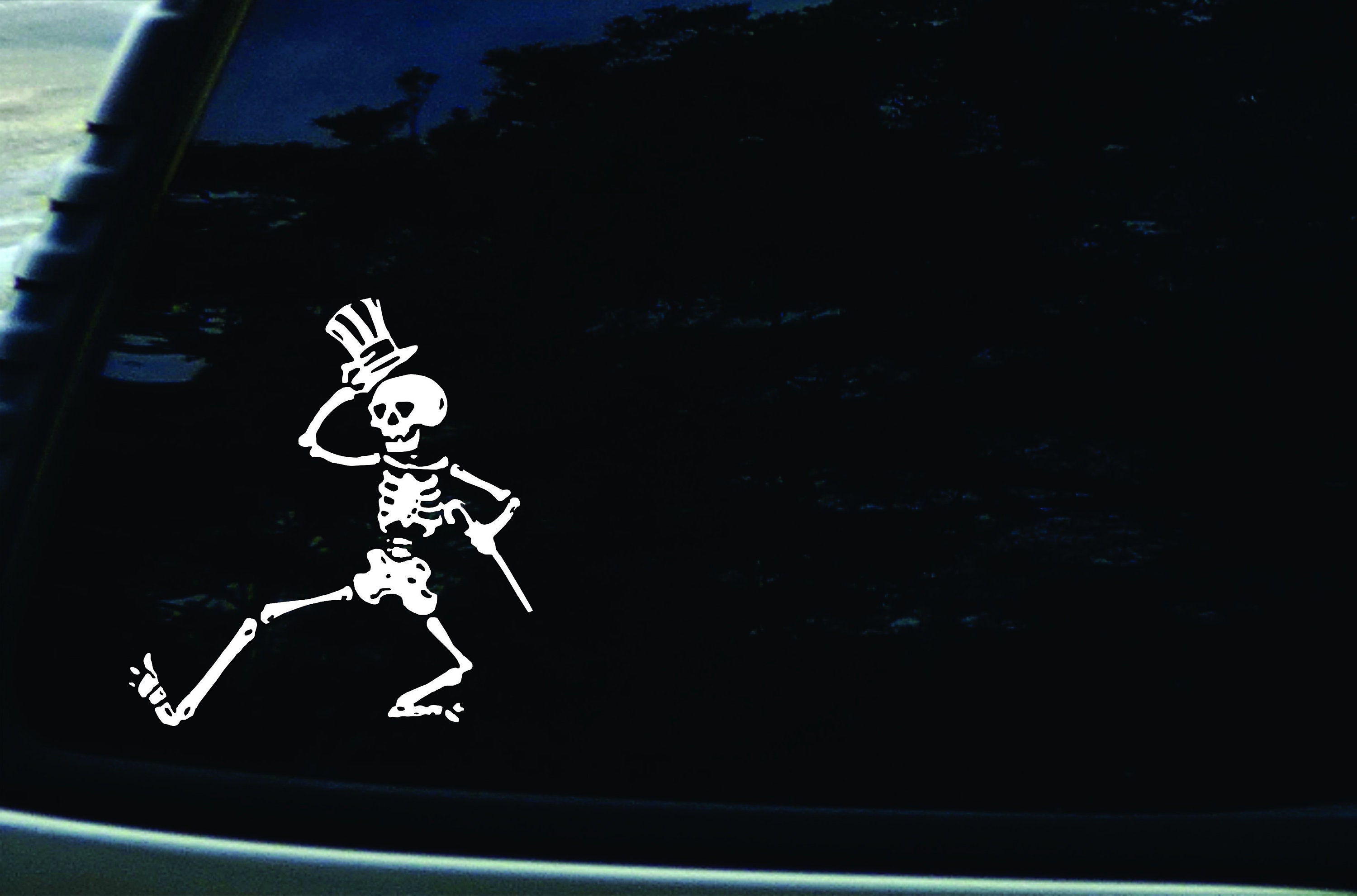 5.5" X 6" Skeleton GD Vinyl Decal - Etsy