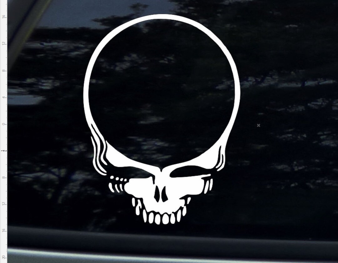 6.75" X 9.5" SYF Skull Vinyl DIE CUT Decal Comes With Detailed ...