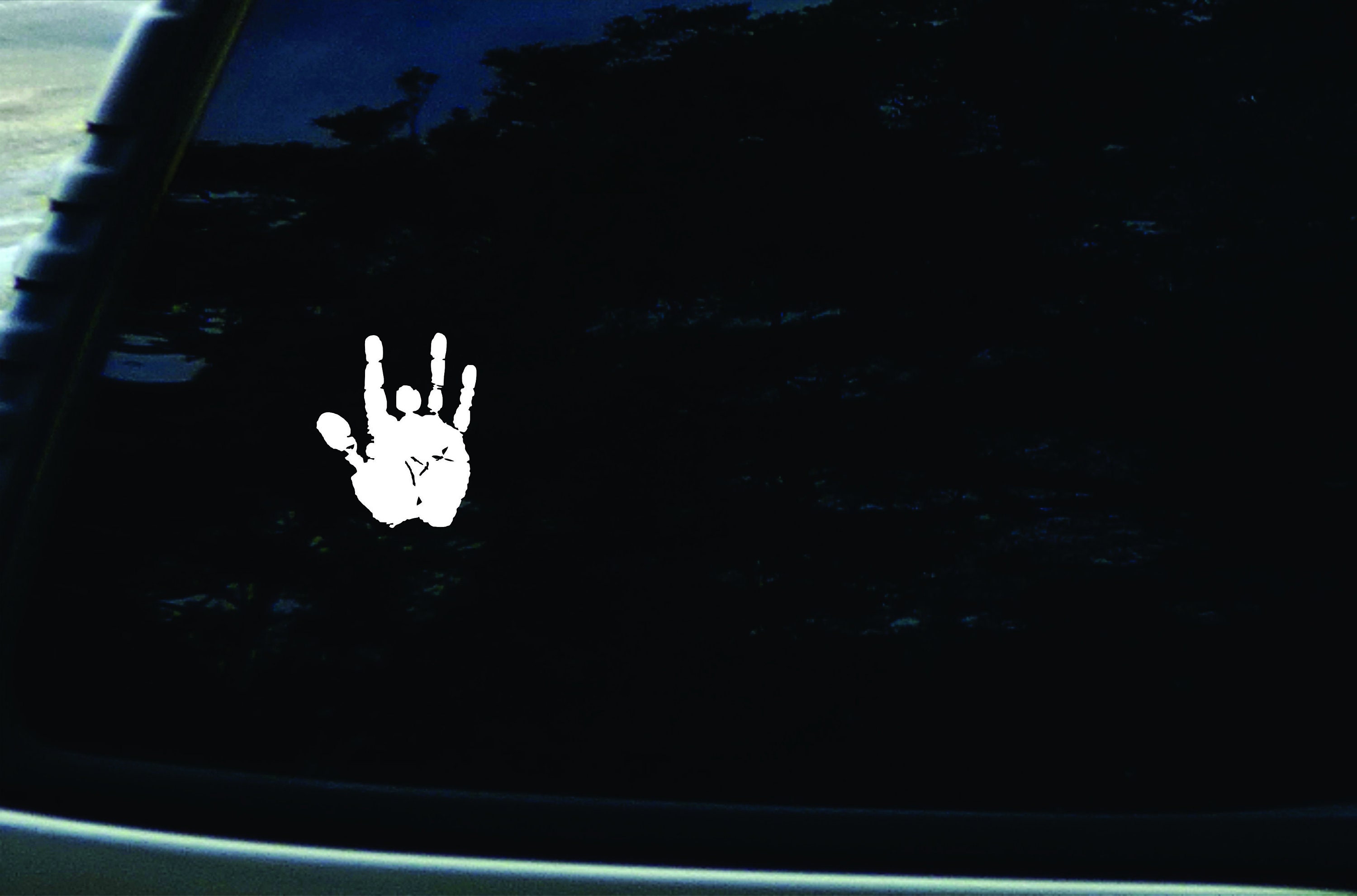 4" X 3.5" Jerry Handprint GD Vinyl Die Cut Deal for Your Car Window ...