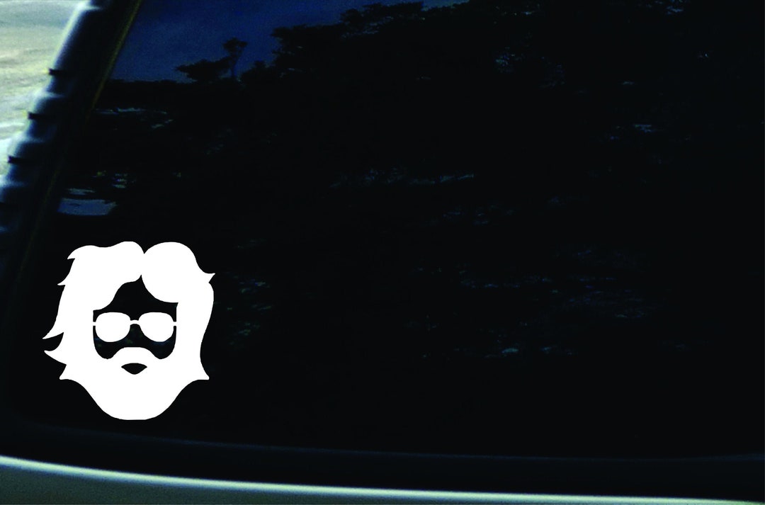 6" X 5" Jerry Garcia Decal - Etsy