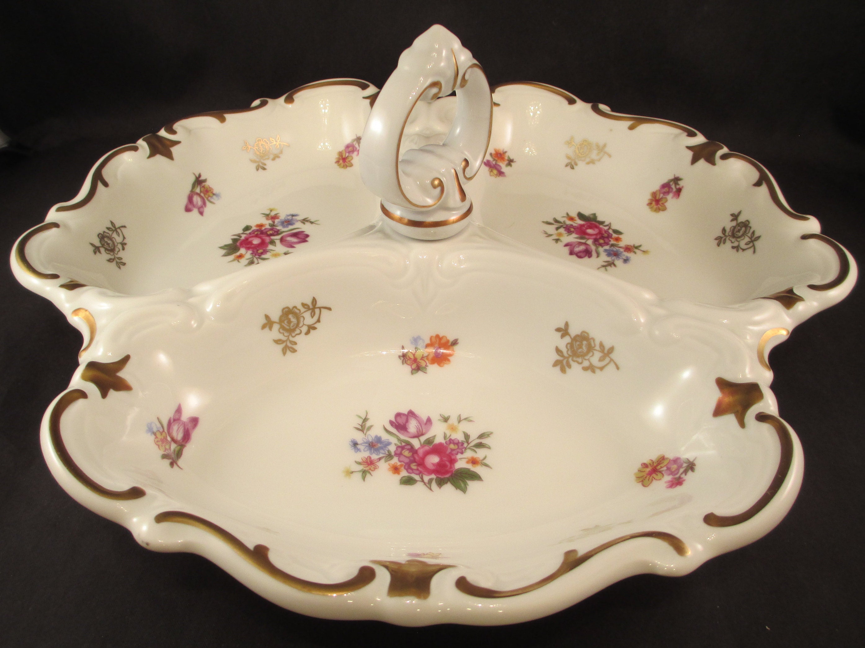 Vintage Royal Doulton Handled Relish Dish 3 Compartment Tray - Etsy