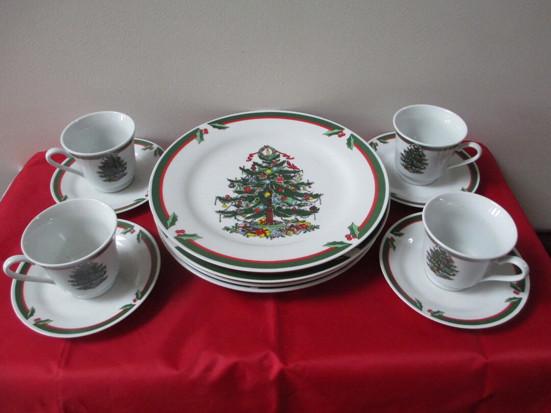 Vintage Pacific Rim Christmas Dishes, Christmas Dishes, Christmas Tree ...