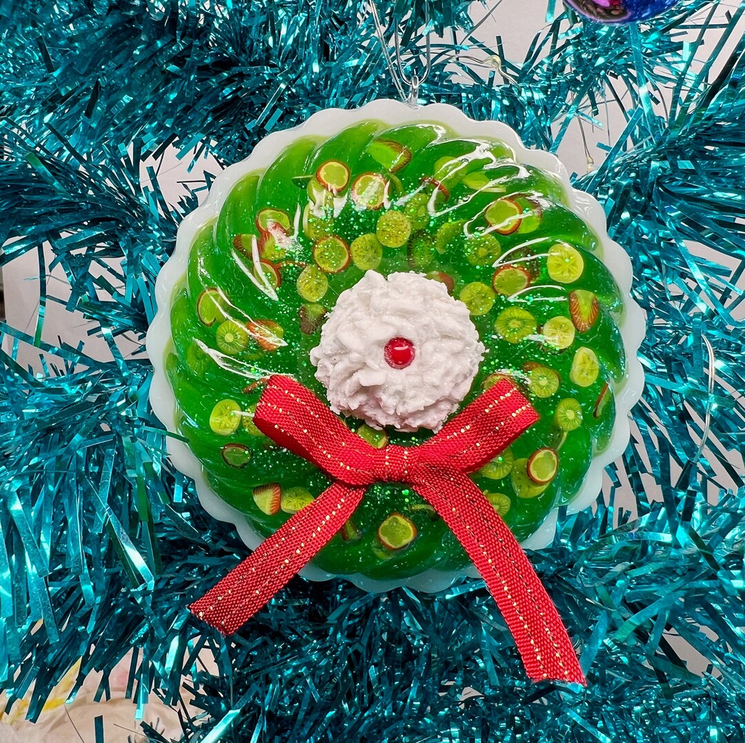 Custom Resin Jello Mold Wreath Ornament - Etsy