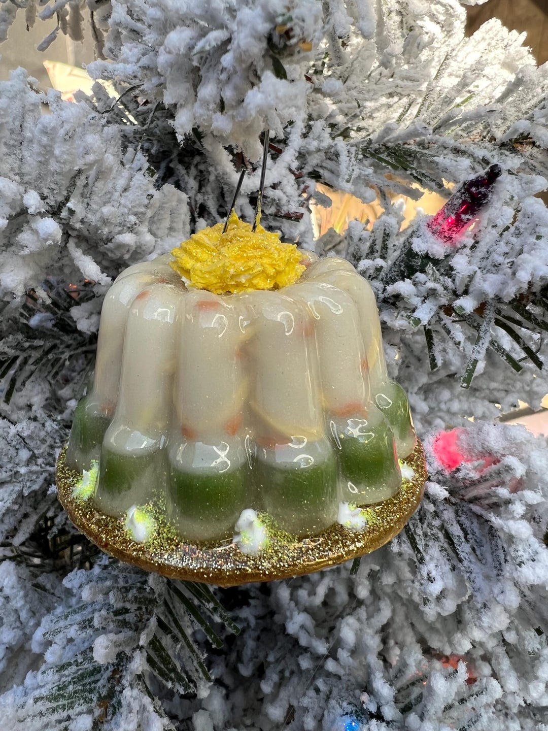 Funny Tuna Casserole Tiered Jello Mold Ornament - Etsy