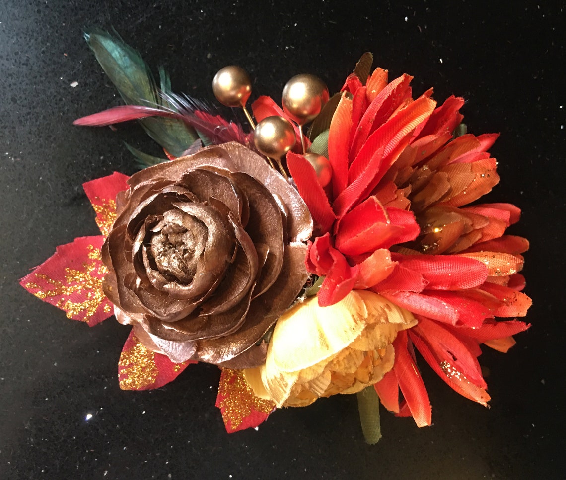 5 PAINTED PINECONE ROSES - Etsy