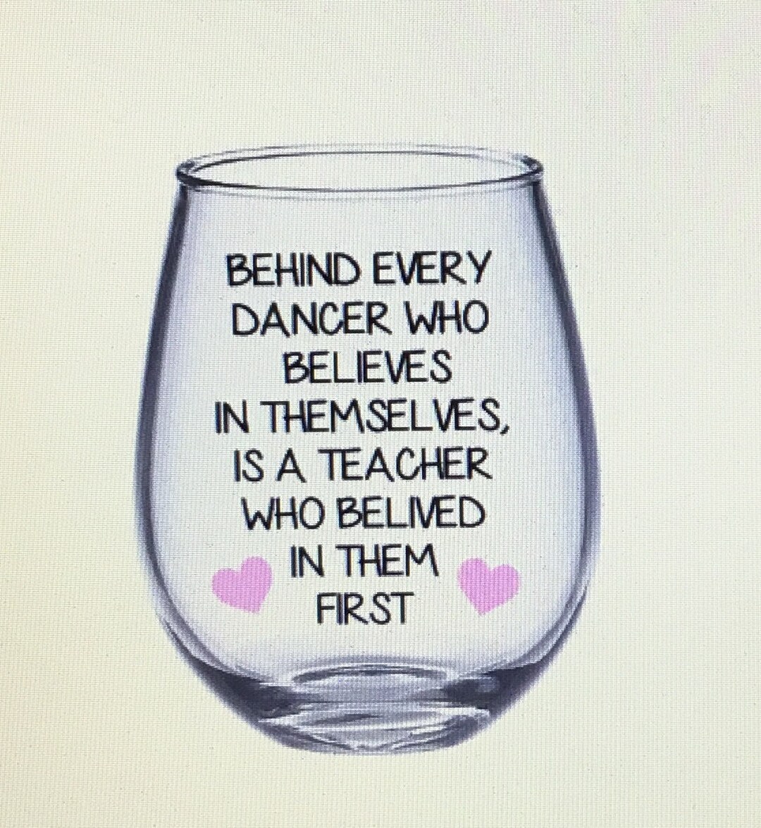 Dancer Wine Glass. Dance Teacher Wine Glass. Dance Teacher Gift. Dancer ...