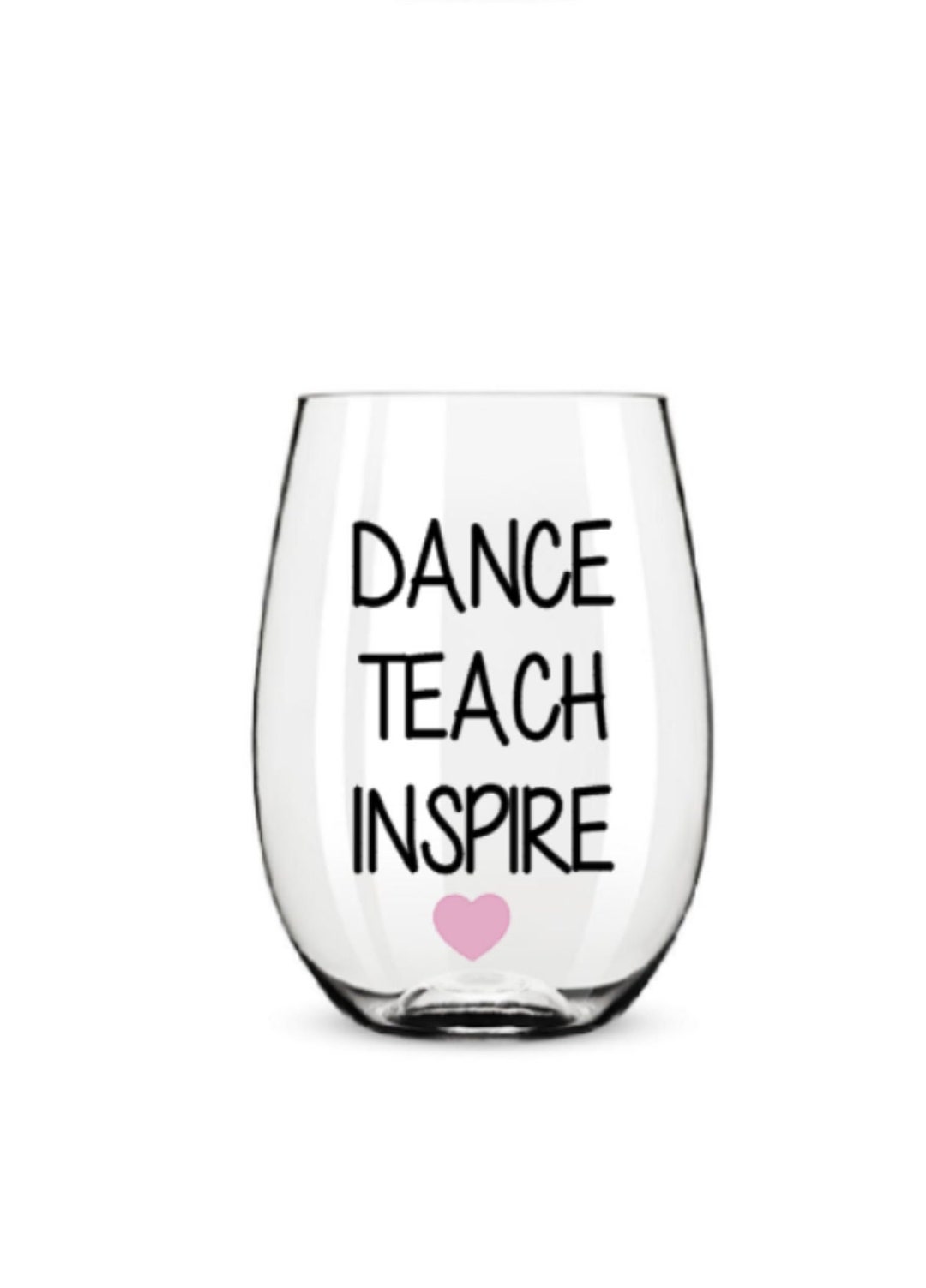 Dance Teacher Wine Glass. Dance Teacher Gift. Dancing Wine Glass ...