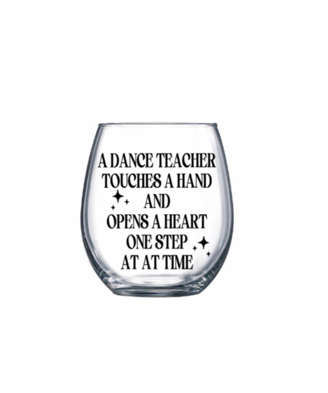 Dance Teacher Wine Glass. Dance Teacher Glass. Dance Teacher Gift ...