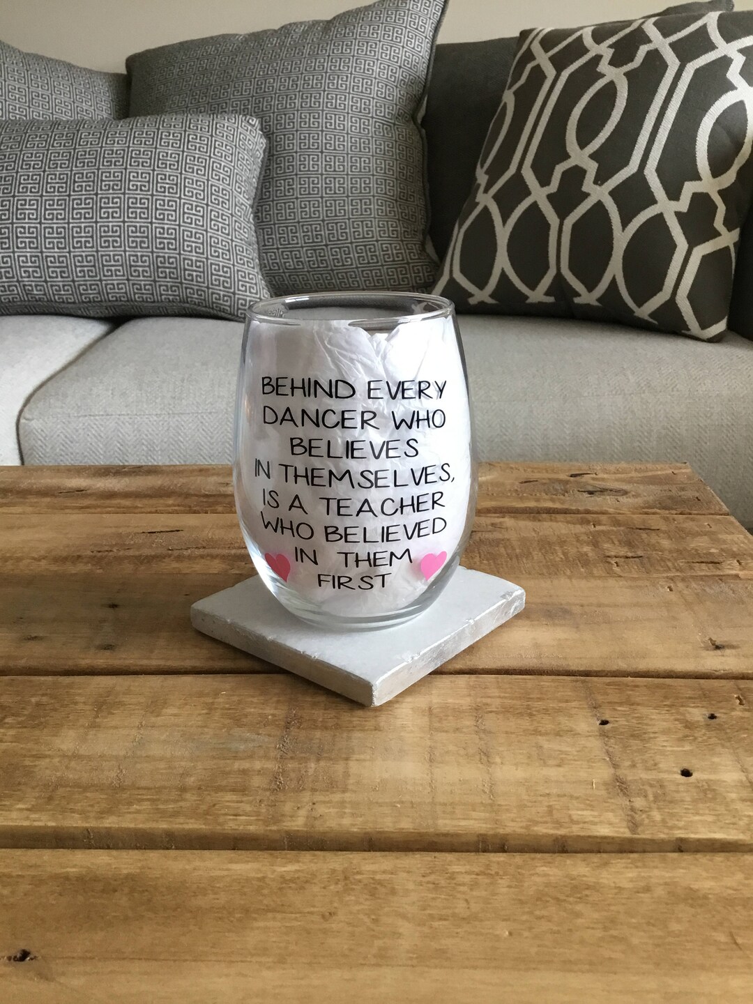 Dance Teacher Gift. Dance Teacher Wine Glass. Dancer Wine Glass. Dancer ...