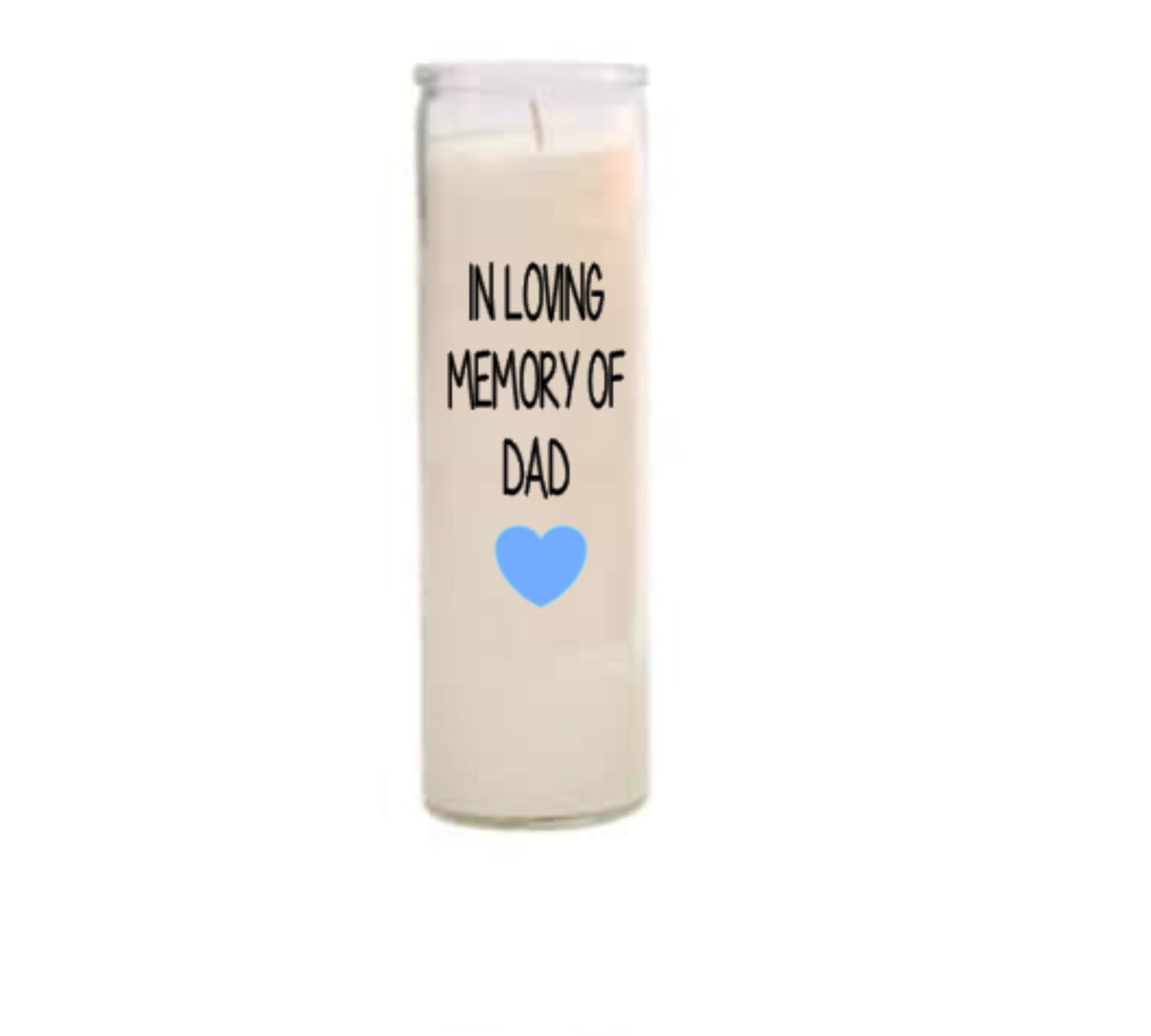 In Loving Memory of Dad Candle. in Loving Memory of Dad Gift. in Memory ...