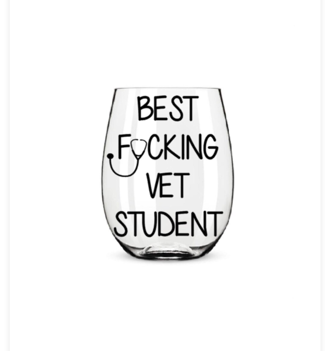 Vet Tech Wine Glass. Vet Tech Glass. Veterinarian Wine Glass. Vet Wine ...