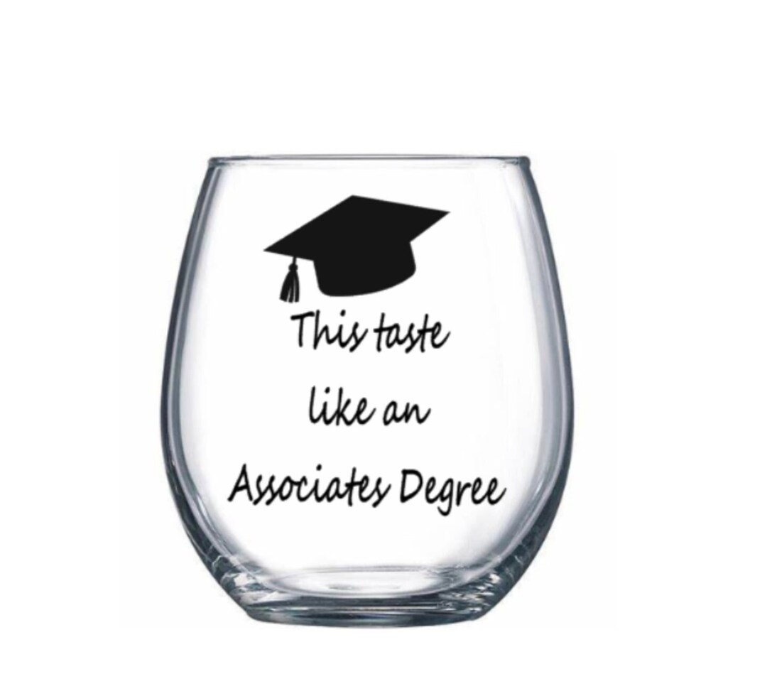 Graduation Wine Glass. Graduation Gift. Gift for Graduation. Grad Wine ...