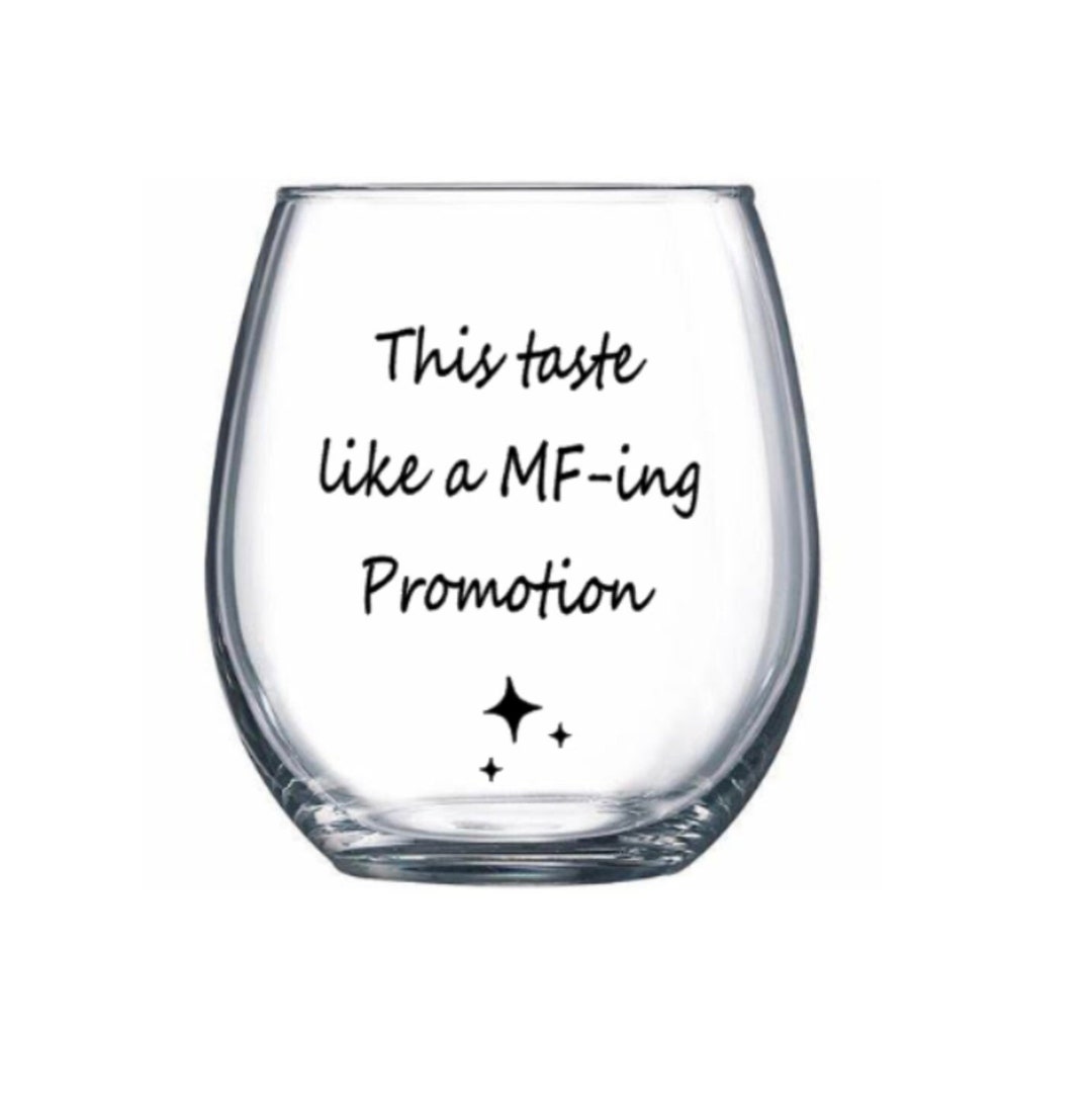 Promotion Wine Glass. Promotion Gift. Promotion Glass. Promote Gift. - Etsy