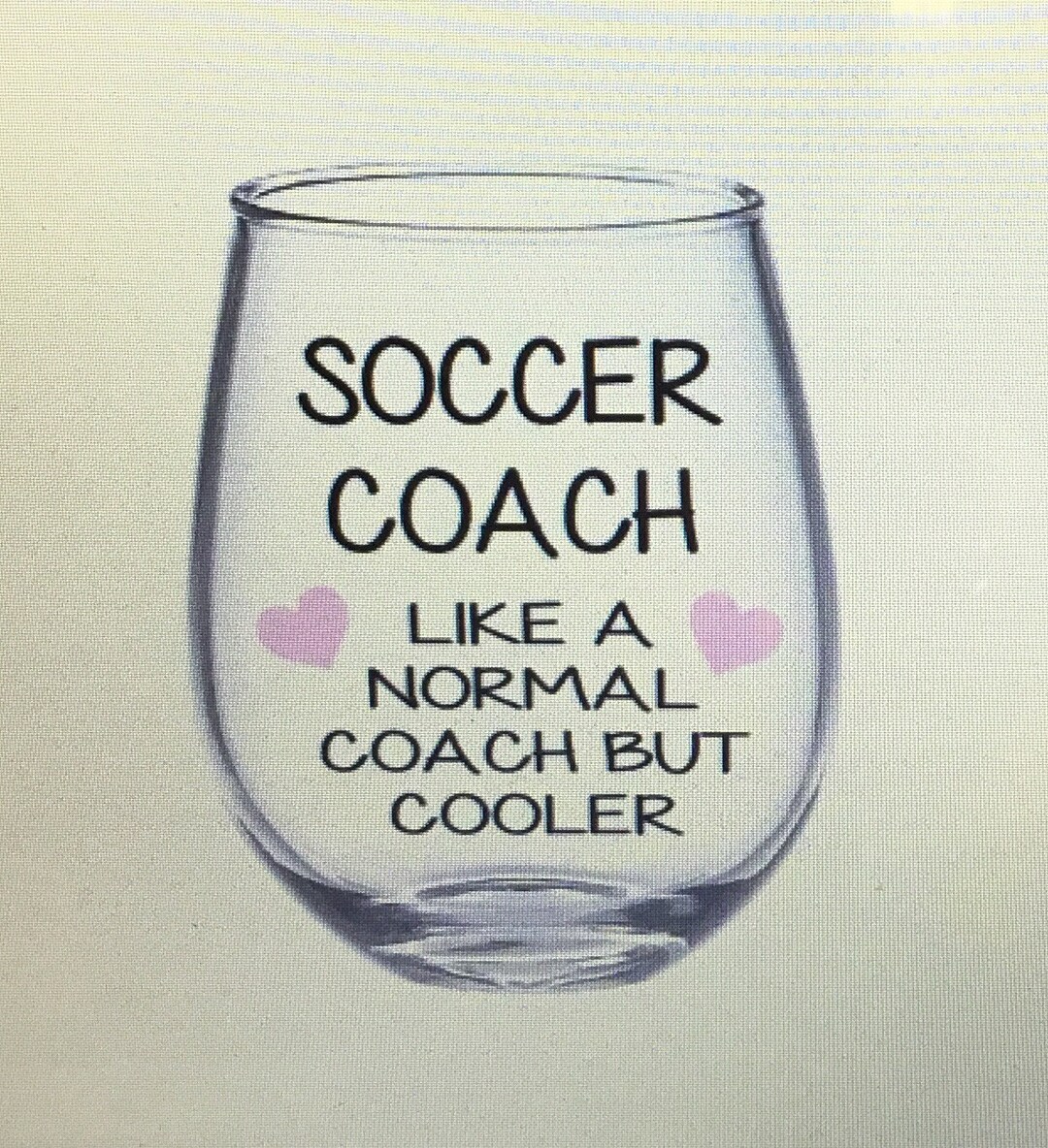 Soccer Coach Wine Glass. Soccer Coach Gift. Soccer Coach Glass. - Etsy