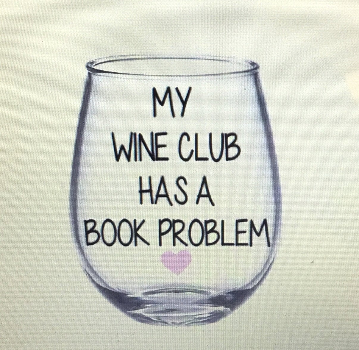 Book Club Wine Glass Book Club T Wine Club Wine Glass Book Club Glass Book Wine Glass Etsy