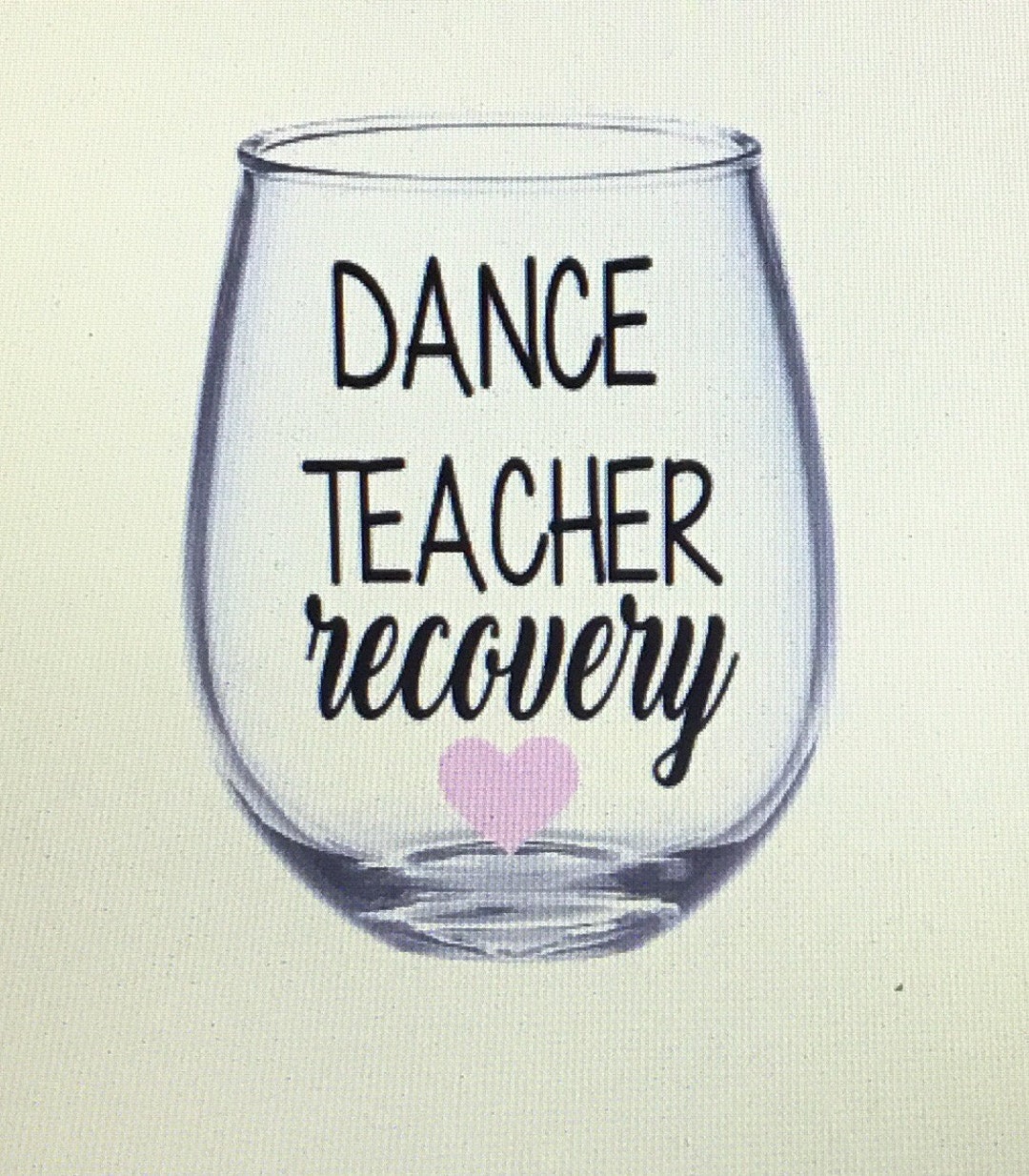 Dance Teacher Wine Glass. Dance Teacher Gift. Gift for Dance Teacher ...