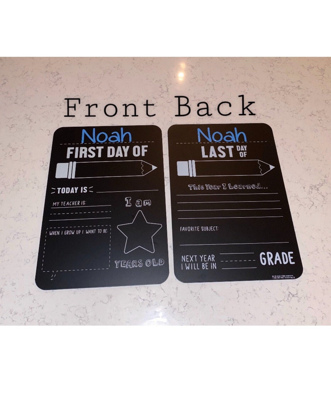 Reusable School Chalkboard. First Day of School Chalkboard. Last Day of ...