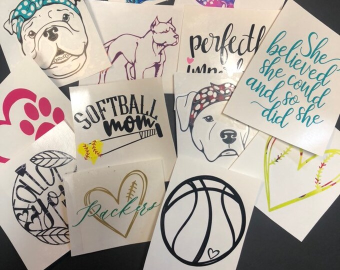 Custom Decal -- Personalized Decals -- Mug Decals -- Car Decals - Etsy