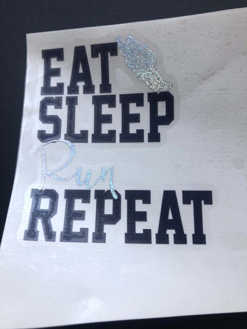 Run Decal Track Decal - Etsy