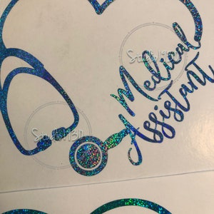 Medical Assistant Decal, Medical Assistant, Yeti Decal, Nurse Decal ...