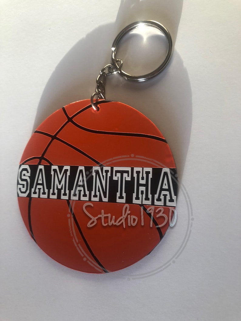 Personalized Basketball Keychain Basketball Gifts - Etsy