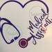 Medical Assistant Decal, Medical Assistant, Yeti Decal, Nurse Decal ...