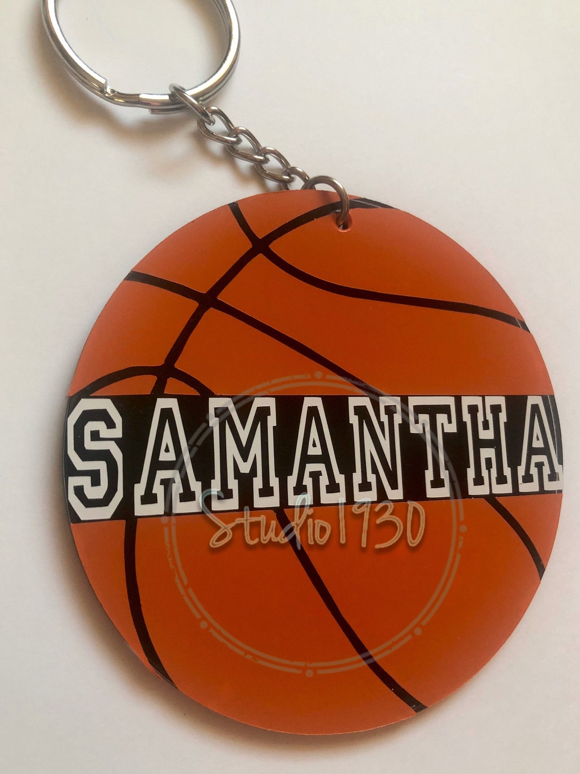 Personalized Basketball Keychain Basketball Gifts - Etsy